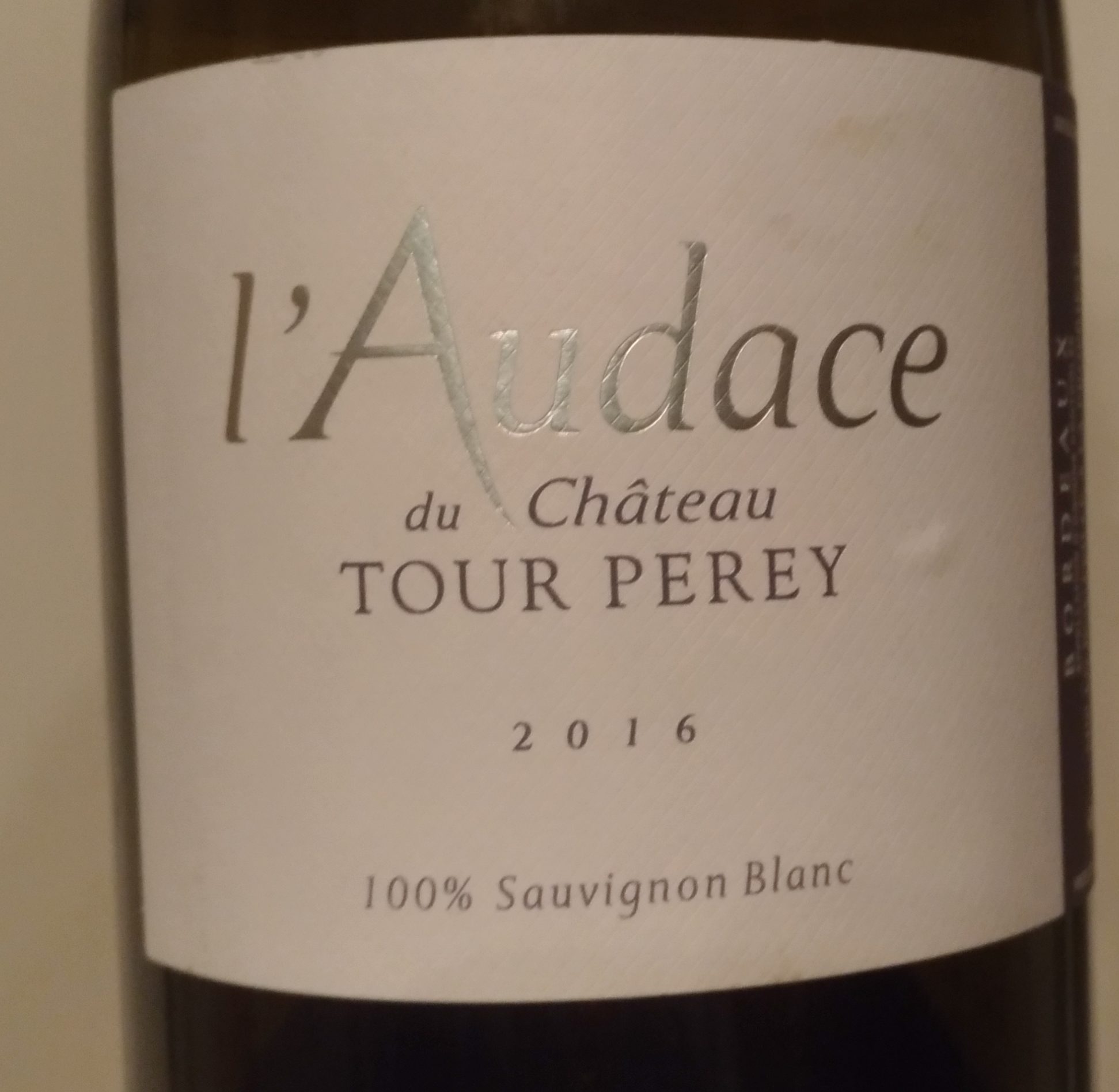 L'Audace du Château Tour Perey - Sauvignon Blanc